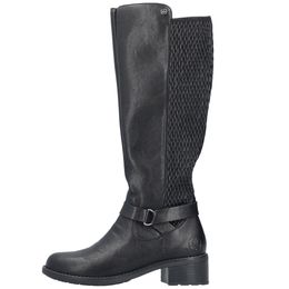 Rieker Damen Stiefel "Rieker Stiefel Lederimitat", Gr. 41schwarz, Lederimitat, Schuhe