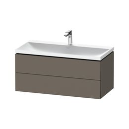 Duravit M&ouml;bel-Set L-Cube 100x48x48cm, m HL, f Gr s-matt, 2 Schub. (LC6952O90900000)
