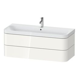 Duravit M&ouml;belwaschtisch Happy D.2 Plus 117,5x49cm, 2 Schubk., 1 HL, we hgl (HP4349O22220000)