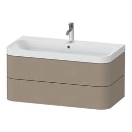 Duravit M&ouml;belwaschtisch Happy D.2 Plus 97,5x49cm, 1 HL, leinen, 2 Schubk&auml;sten (HP4348O7575)