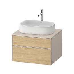 Duravit Waschtischunterschrank Zencha 65x55cm, 1 Lad, E nat/tau m, k Einr-Sys (ZE4820030830000)