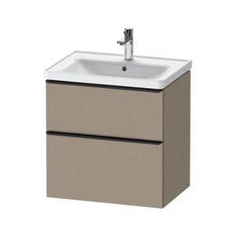Duravit Waschtischunterschrank D-Neo 63,4x45,2cm, sw/Leinen, 1 Kast, 1 Ausz. (DE43540BD750000)