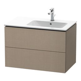 Duravit Waschtischunterschrank L-Cube 82x48,1x55cm, 2 Schub., Beck. re, leinen (LC629207575)