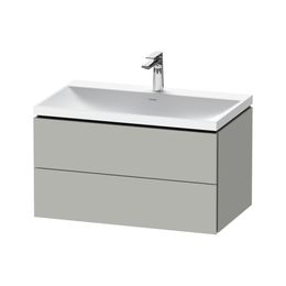 Duravit M&ouml;bel-Set L-Cube 80x48x48cm, m HL, betongr ma, 2 Schub. (LC6951O07070000)