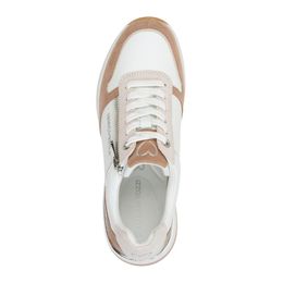 Marco Tozzi Sneaker Damen Gr&ouml;&szlig;e 38 braun / wei&szlig;