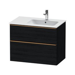 Duravit Waschtischunterschrank D-Neo 81x46,2cm, 1 Kast, B R, b geb/Eiche sw (DE4367004160000)