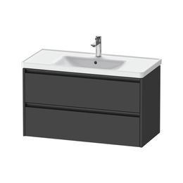 Duravit Waschtischunterschrank Ketho.2 98,4x45,5cm, graph ma, 2 Schub., wandh&auml;ngend (K25284049490000)