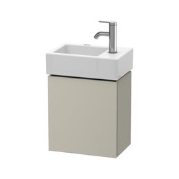 Duravit Waschtischunterschrank L-Cube 36,4x24,1x40cm, wandh&auml;ngend, T&uuml;r li, Tau matt (LC6293L9191)