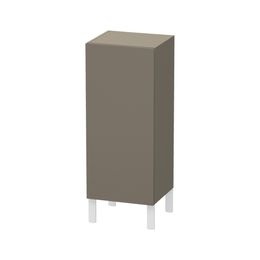 Duravit Halbhochschrank L-Cube indiv., T&uuml;r re, flannel grey seidenmatt (LC1189R9090)