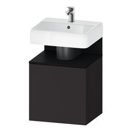 Duravit Waschtischunterschrank Qatego 49x42x64,5cm, 1 T, T r, E schw/grap matt (QA4077R16800000)