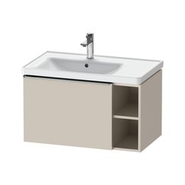 Duravit Waschtischunterschrank D-Neo 78,4x45,2cm, 1 A, B li, ES geb/Taupe ma (DE4258070910000)
