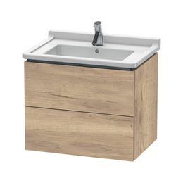 Duravit Waschtischunterschrank L-Cube 67x46,9cm, Ei marm., 2 Schub., wandh&auml;ngend (LC626405555)