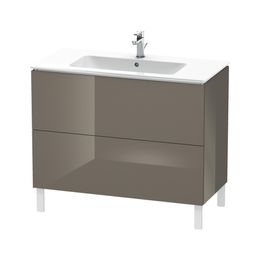 Duravit Waschtischunterschrank L-Cube 102x48,1cm, flan. Gr hgl, 2 Ausz., steh. (LC662708989)