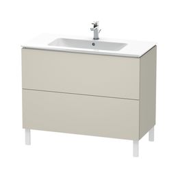 Duravit Waschtischunterschrank L-Cube 102x48,1cm, Tau matt, 2 Ausz&uuml;ge, stehend (LC662709191)