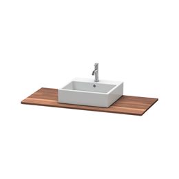 Duravit Massivholzkonsole XSquare 120x55cm, Amerik. Nussb, m 1 Ausschnitt (XS061F07777)