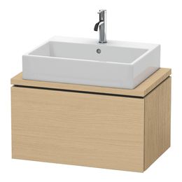 Duravit Waschtischunterschrank L-Cube 72x47,7cm, Ei Nat, f&uuml;r Konsole, 1 Auszug (LC580103030)