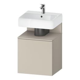Duravit Waschtischunterschrank Qatego 49x42x64,5cm, 1 T, T. re, Tau m/tau matt (QA4077R91830000)