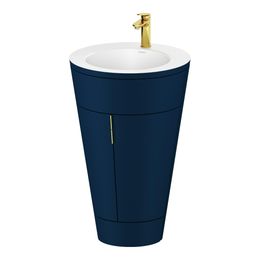 Duravit Waschtischunterschrank c-bonded Set Starck 1 56x86,4x60,5cm, st, G g p, blau s-matt (S19512O34980000)