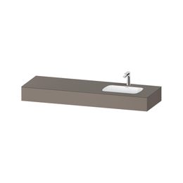Duravit Einbauwaschtisch-M&ouml;bel-Set Qatego 160x55x17cm, m K, 1 AS, m &Uuml;, B r, ba ma (QA4694043430000)