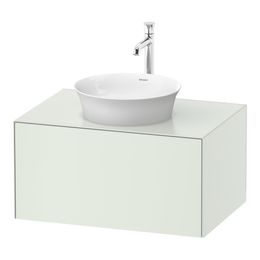 Duravit Waschtischunterschrank o. ES White Tulip 75,1x35x 41cm, boden, Wei&szlig; Seidenmatt (WT4975036360010)