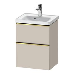 Duravit Waschtischunterschrank D-Neo 48,4x37,2x62,5cm, 1 Kast, g pol/Taupe ma (DE4350034910000)
