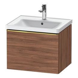 Duravit Waschtischunterschrank D-Neo 58,4x45,2x44cm, 1 A, wd, g pol/Nussb Nat (DE4249034790000)