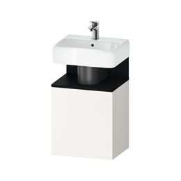 Duravit Waschtischunterschrank Qatego 44x35x64,5cm, 1 T., T. li, Ei sw/we matt (QA4076L16840000)
