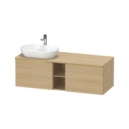 Duravit Waschtischunterschrank D-Neo 140x55cm, 2 A, 1 Pl, B L, g pol/Ei Nat (DE4950L34300000)