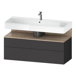 Duravit Waschtischunterschrank Qatego 119x47x59cm, E Ma/Gra m, 1 Kast, m B (QA4396055490010)