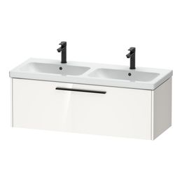 Duravit Waschtischunterschrank D-Code 118,4x40x46cm, 1 Ausz., we. hgl, Gr. sw (DC46690BD220000)
