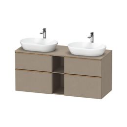 Duravit Waschtischunterschrank D-Neo 140x55cm, 2 SBK, 2 A, B bs, b geb/Leinen (DE4970B04750000)