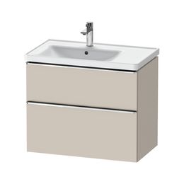 Duravit Waschtischunterschrank D-Neo 78,4x45,2cm, 1 Kast, B li, chr/Taup ma (DE4357010910000)