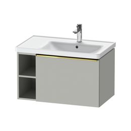 Duravit Waschtischunterschrank D-Neo 78,4x45,2cm, 1 A, B re, gol pol/grau ma (DE4257034070000)