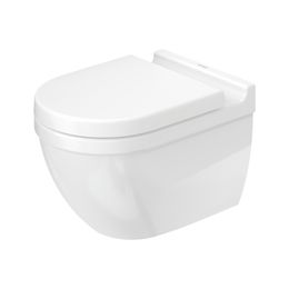 Duravit Wand-WC, Tiefsp&uuml;ler Starck 3 36,5x54cm, 4,5 l, riml., we Hyg Glaze (2527092000)