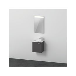 Duravit M&ouml;bel-Set XBase 43cm, 1 T&uuml;r, Anschl links, graphit matt (XB0065L4949)