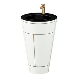 Duravit Waschtischunterschrank c-bonded Set Starck 1 56x86,4x60,5cm, st, G b geb., we. s-matt (S19515O04360010)