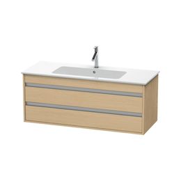 Duravit Waschtischunterschrank Ketho 120x47,5cm, Ei Nat, 2 Schubk., wandh&auml;ngend (KT643103030)