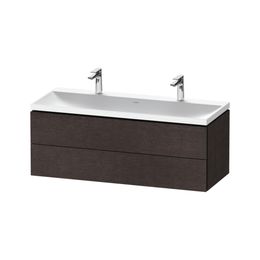 Duravit M&ouml;bel-Set L-Cube 120x48x48cm, m 2 HL, 2 SBK, Ei dkl. geb. (LC6954O72720000)