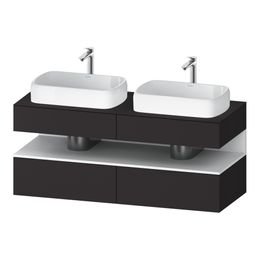 Duravit Waschtischunterschrank Qatego 140x55x60cm, w m/Gr m, Pl, Beck. beids. (QA4767018800000)