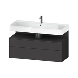 Duravit Waschtischunterschrank Qatego 119x47x59cm, gra m, 1 Kast, 1 Ausz. (QA4396049490000)