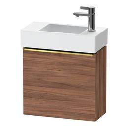 Duravit Waschtischunterschrank D-Neo 48,4x22,2x44cm, 1 T&uuml;r, An R, g pol/Nu N (DE4219R34790000)