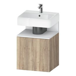 Duravit Waschtischunterschrank Qatego 49x42x64,5cm, 1 T, T li, we m/Eich marm. (QA4077L18550000)