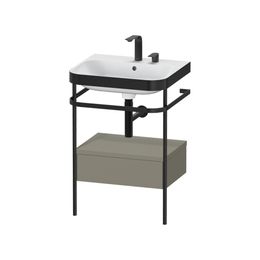 Duravit M&ouml;belwaschtisch-Kombi Happy D.2 Plus 57,5x49cm, 2 HL, st-g m, m Konso, 1 Lad (HP4740E9292)