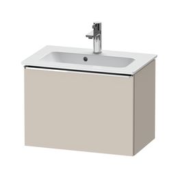 Duravit Waschtischunterschrank D-Neo Compact 61x37,2, chr/Taup ma, 1 Ausz., wandh&auml;ngend (DE4268010910000)