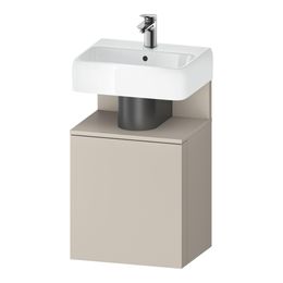 Duravit Waschtischunterschrank Qatego 44x35x64,5cm, 1 T., T. re, taupe matt (QA4076R91910000)