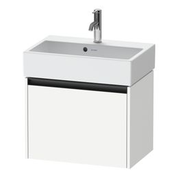 Duravit Waschtischunterschrank Ketho.2 Compact 58,4x39x44cm, 1 Ausz., wandh&auml;ngend, wei&szlig; matt (K25073018180000)