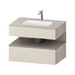 Duravit Einbauwaschtisch-M&ouml;bel-Set Qatego 80x55x60cm, ba m/ta m, Kon-WTU, Nischenb (QA4785043830010)