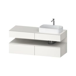 Duravit Waschtischunterschrank Qatego 140x55x60cm, w m, Konsolenpl., Beck. re (QA4766084840000)