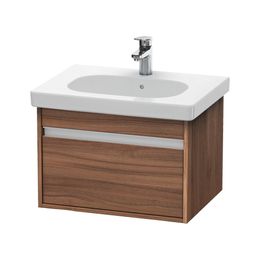 Duravit Waschtischunterschrank Ketho 60x45,5cm, Nussb Nat, 1 Ausz., wandh&auml;ngend (KT667007979)