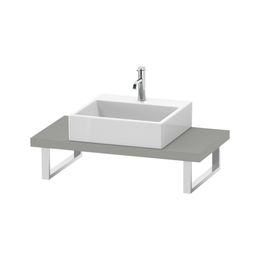 Duravit Konsole Compact L-Cube 80-200x48cm, 1 AS, St&auml; 4.5cm, betongr ma (LC100C00707)